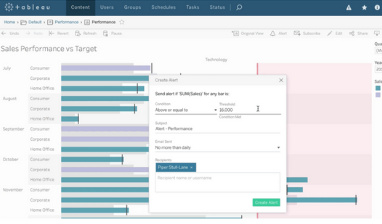 Tableau: data driven alert per risparmiare tempo - Visualitics