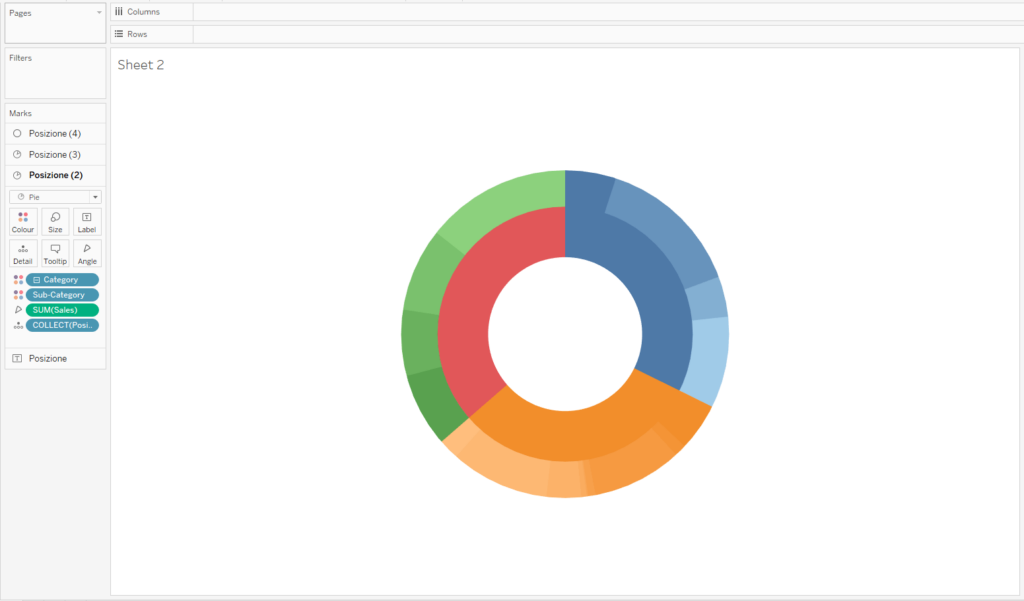 How to create a Sunburst chart in Tableau and Power BI | Visualitics