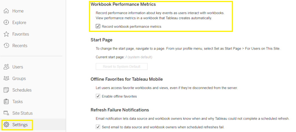Analyze the performance of a workbook with Tableau Performance ...