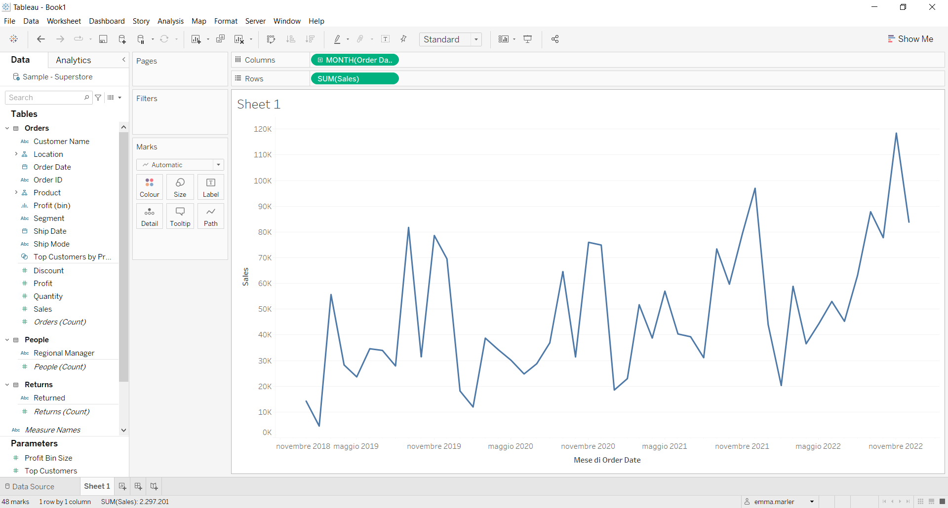 How To Create A Stacked Bar Chart In Tableau Visualitics