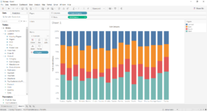 How to create a 100% stacked bar chart in Tableau | Visualitics