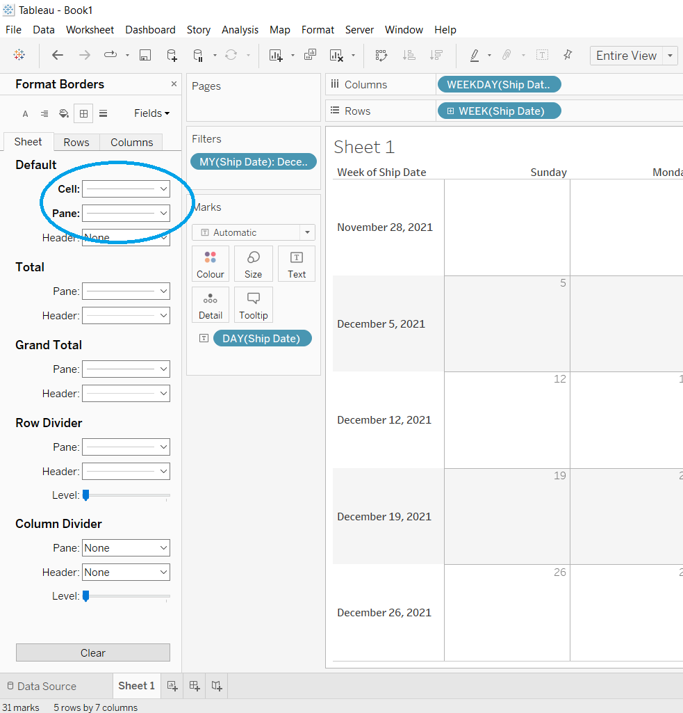 How to create a calendar in Tableau | Visualitics
