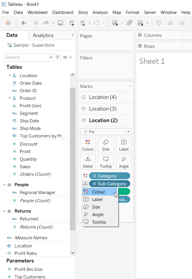 How To Create A Sunburst Chart In Tableau Visualitics