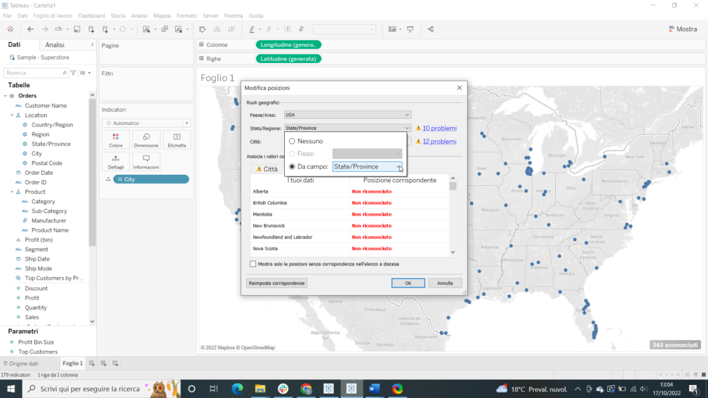Come realizzare una dot map su Tableau - Visualitics