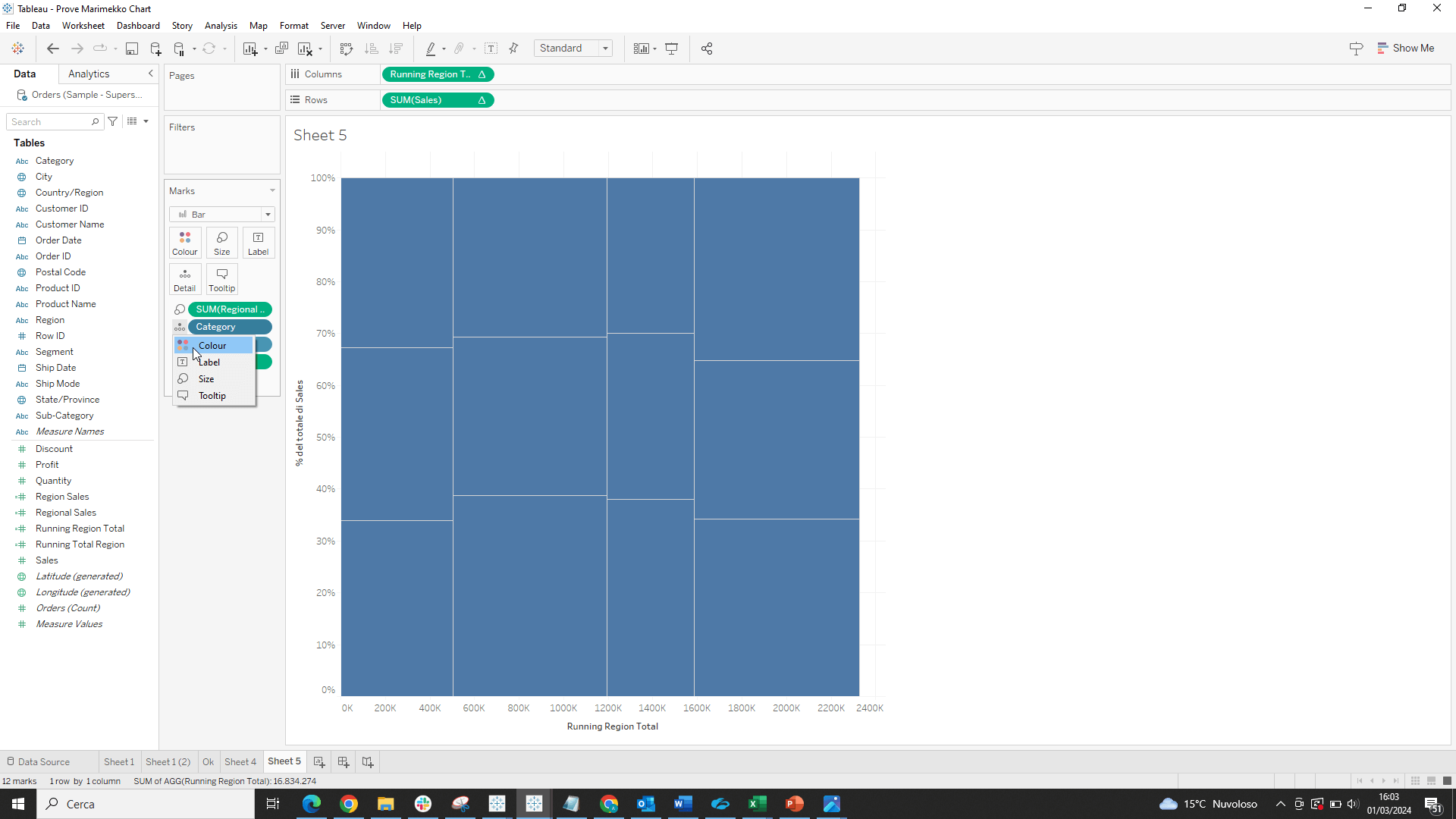 Come costruire un grafico Marimekko su Tableau | Visualitics