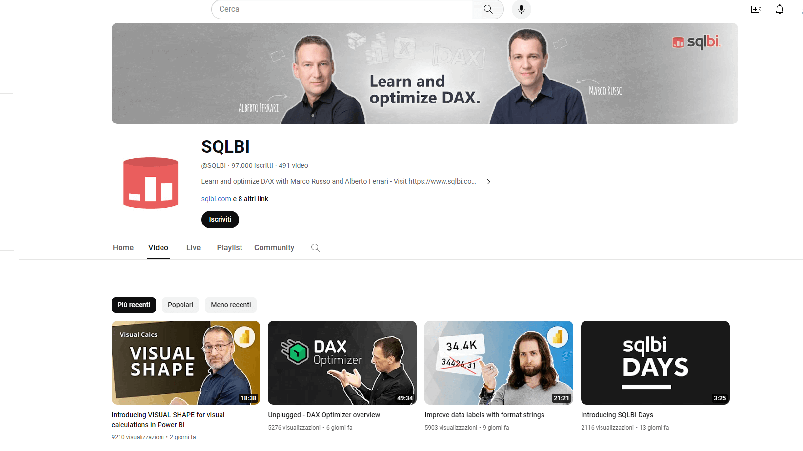 Percorsi di apprendimento Power BI | Visualitics