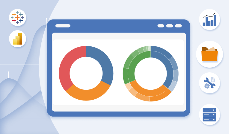 How to create a Sunburst chart in Tableau and Power BI | Visualitics